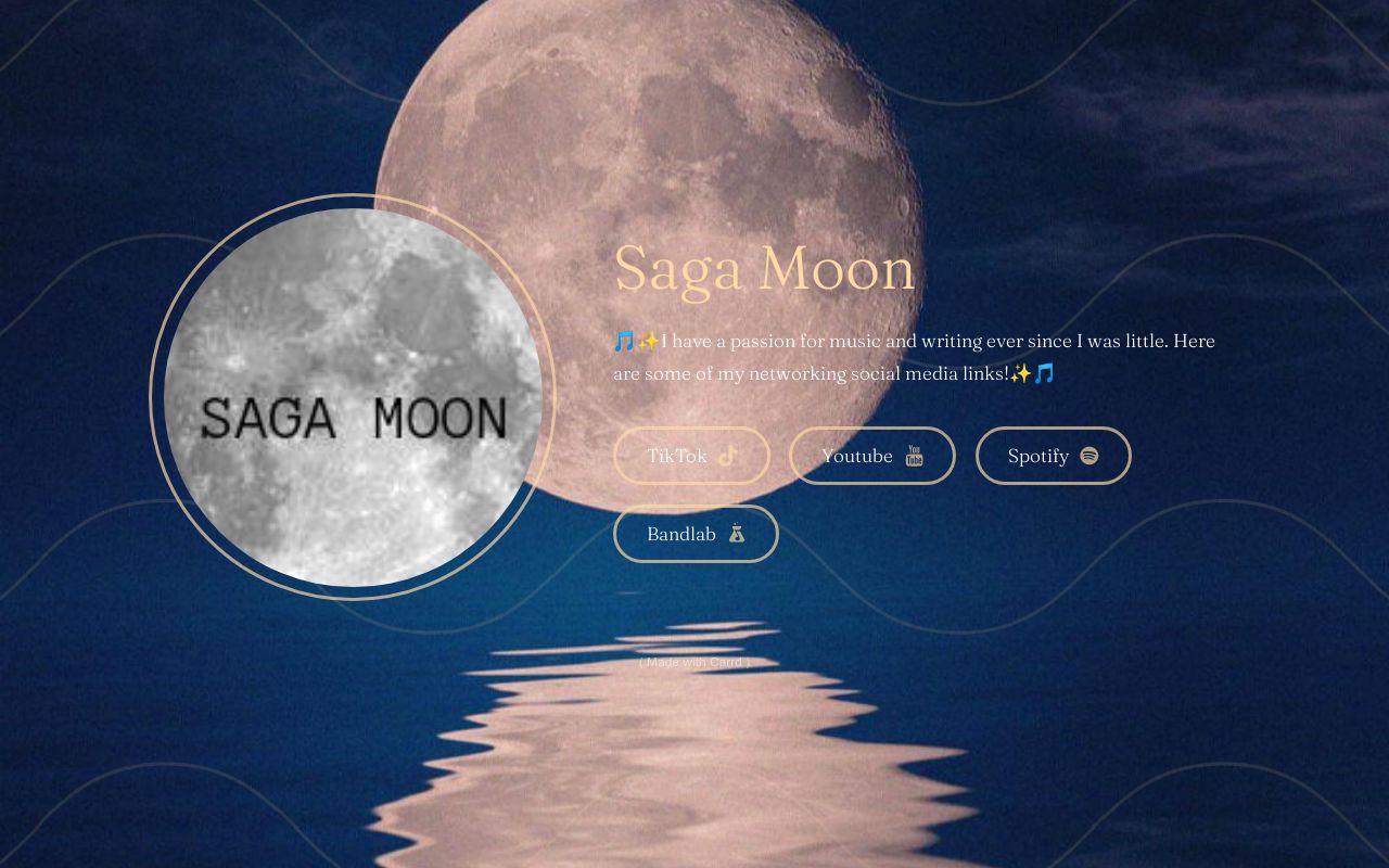 Saga Moon Social Media